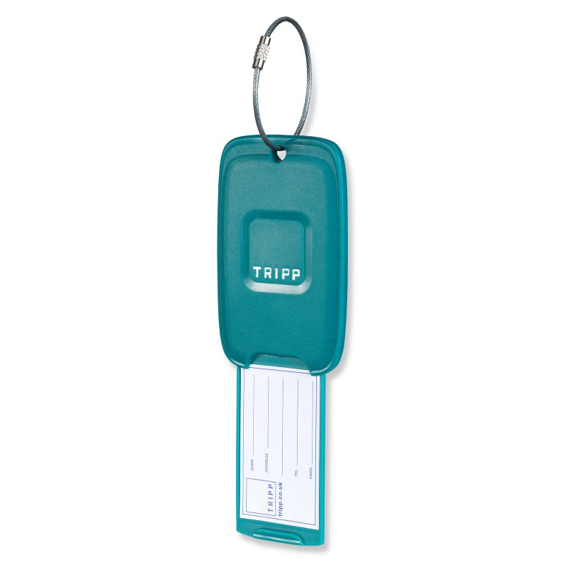 Tripp Teal Luggage Tag